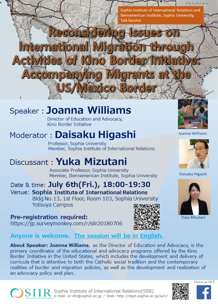 Jul 6, 2018: “Reconsidering Issues on International Migration through ...